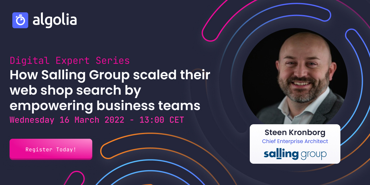 How Salling Group scaled their web shop search by empowering business teams